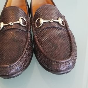 Gucci | Shoes | Mens Brown Python Gucci Loafer Size D | Poshmark